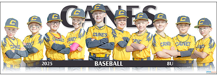2025 Canes Baseball 8U – Jackal Photography LLC